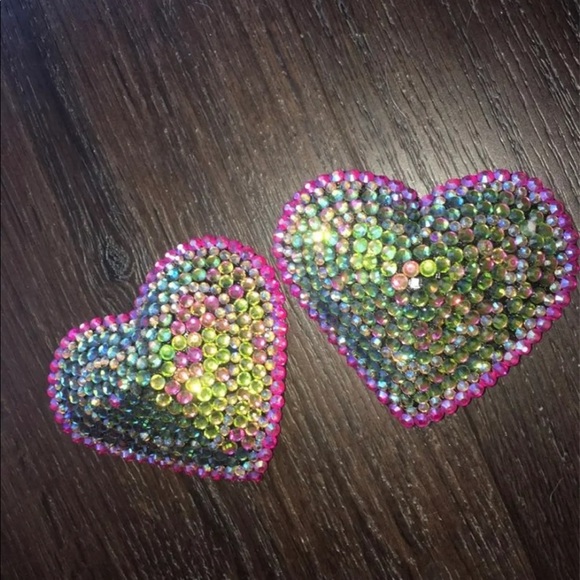 Handmade | Jewelry | Handmade Rhinestone 3d Printed Burlesque Dancer ...